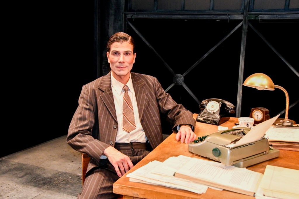 Benoit McGinnis sous les traits d'Alan Turing - BP Arts Média